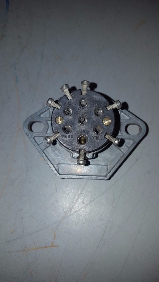 Lot of 2 Midland Trailer Plug Connector 7 Pin, SAE J560B | eBay