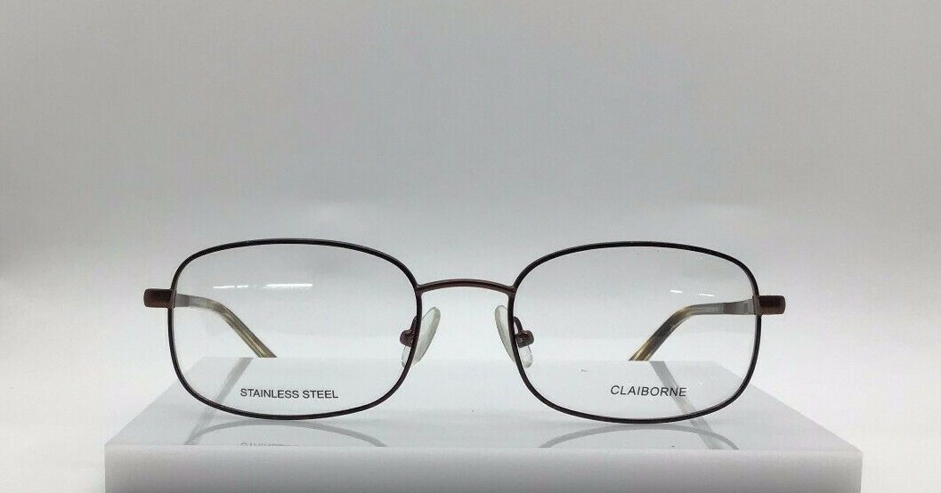 Claiborne CB213 Havana Brown 0N2T Metal Eyeglasses Frame 54-19-140 New ...