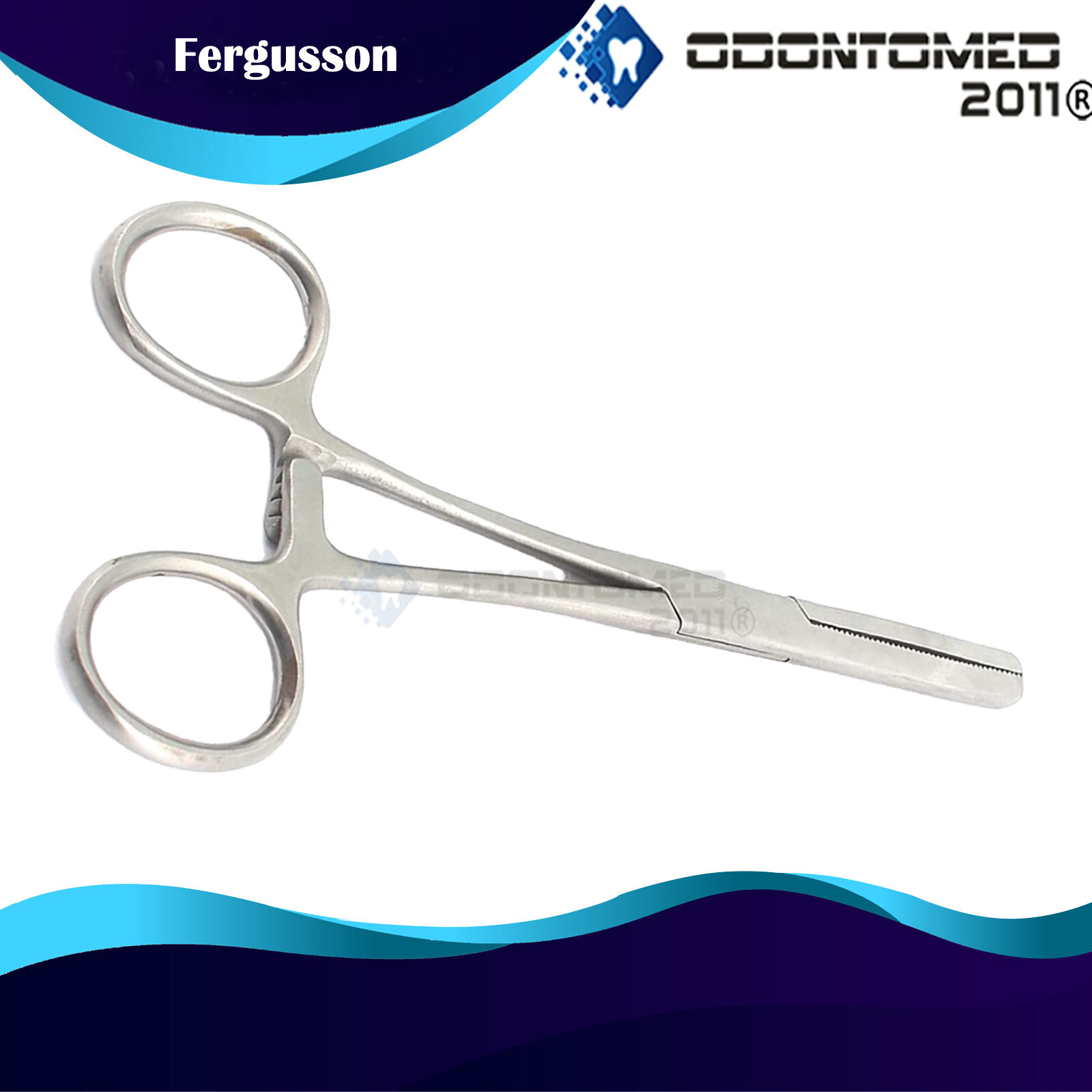 6 FERGUSON ANGIOTRIBE Forceps 8" Straight Surgical Veterinary ...