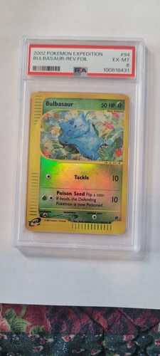2002 Pokémon Expedition Bulbasaur Rev-Holo PSA 6 | eBay