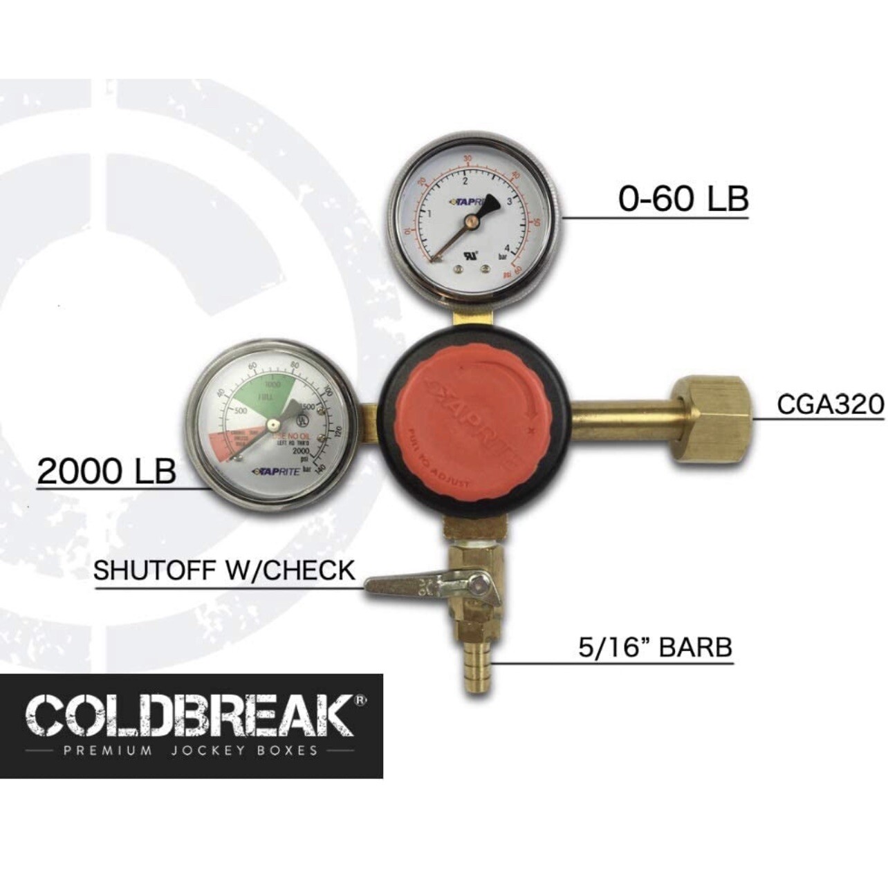 DRAFT KEG TWO BEER JOCKEY BOX COOLER With Two Keg Connections And 2 CO2 ...