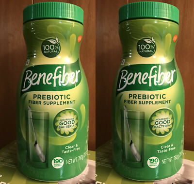 Benefiber Fiber Supplement (380 servings) 26.8oz x 2 = 53.6oz LOOK LOOK ...