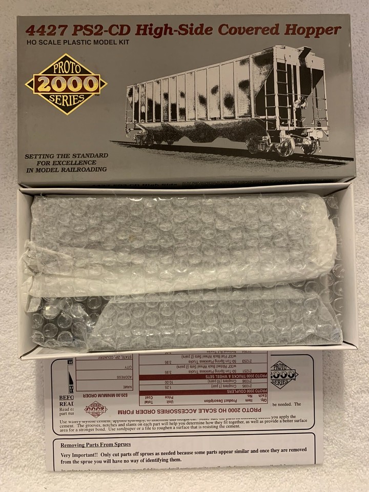 Proto 2000 HO Scale PS2-CD High Side Covered Hopper Kit each sold ...