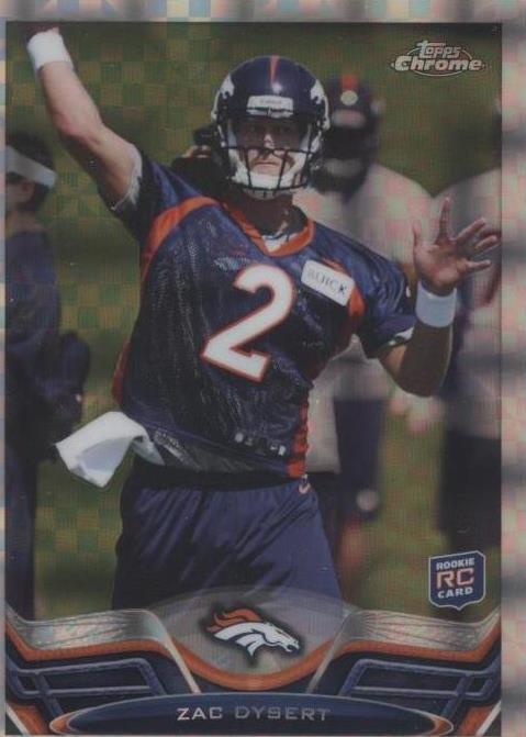 2013 Topps Chrome - Zac Dysert #5 Retail X-Fractor (RC) for sale online ...