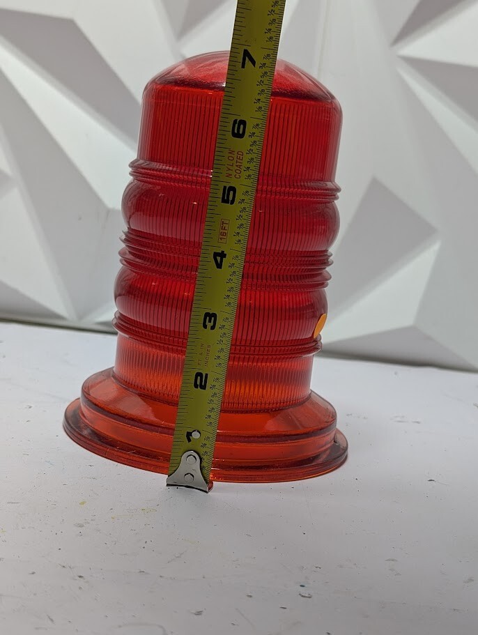 Dialight L-810 Tower Obstruction Light Replacement Glass Lens - Red | eBay
