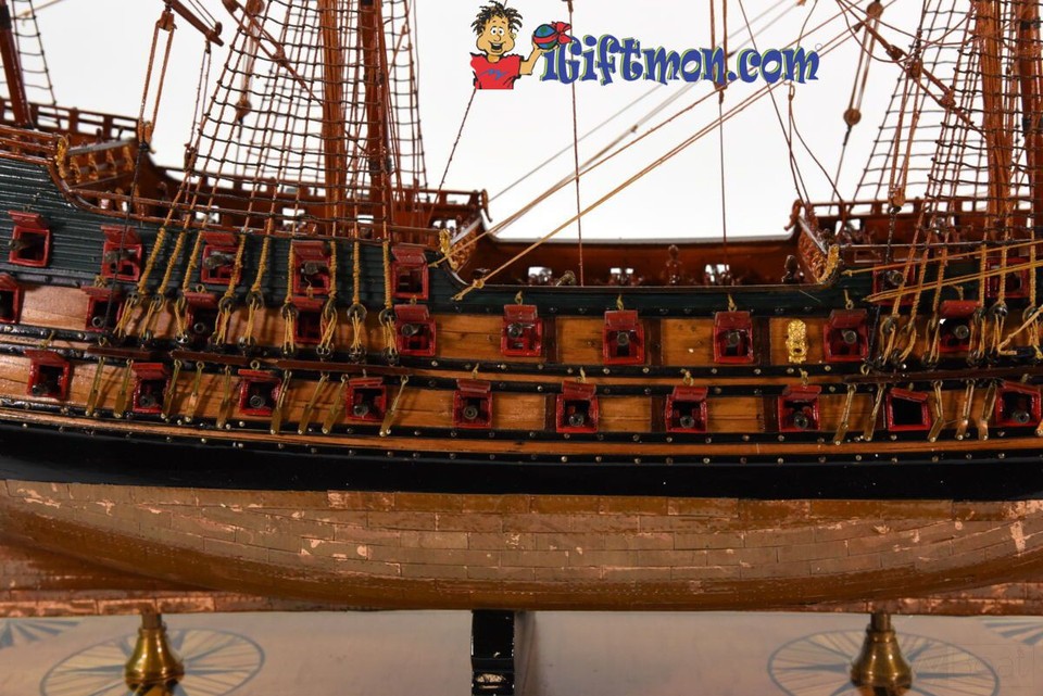 FRIESLAND, DUTCH 80 GUN 1663 tall sailing wooden ship built museum ...