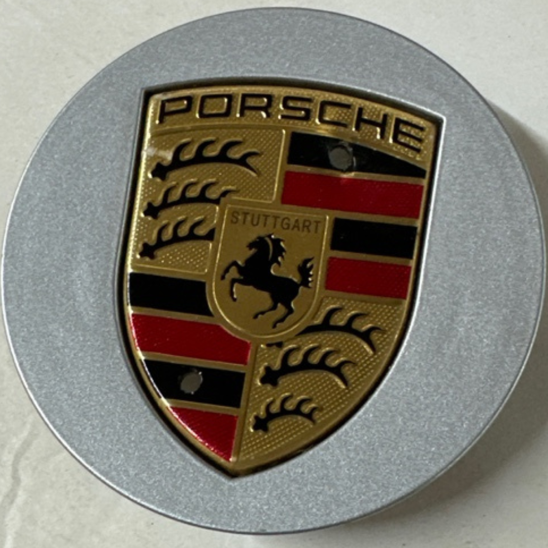 Porsche Center Cap OEM 911 Boxter 955 7l5601149 Pair Colored Crest ...