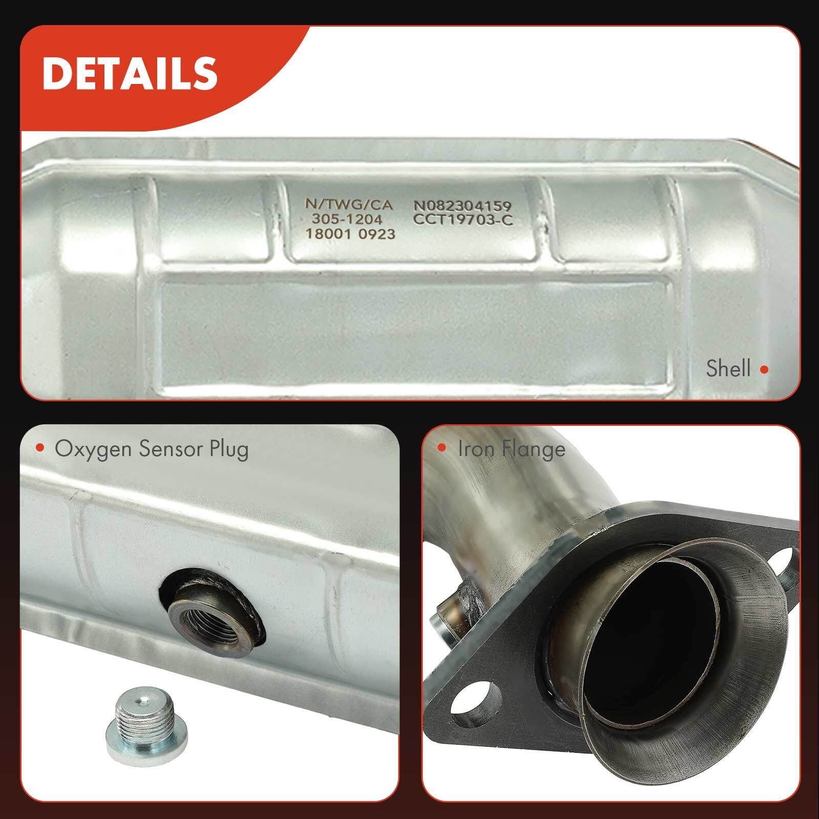 New Left Catalytic Converter for Chrysler 300 Dodge Challenger Charger ...
