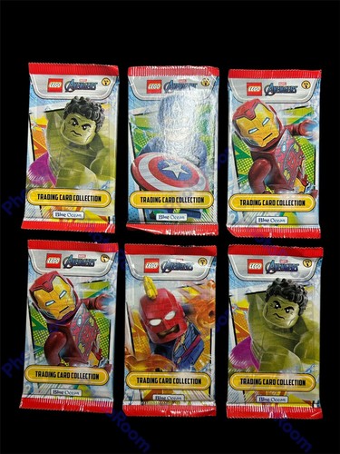 Lego Marvel Avengers Trading Cards Lot of 6 Sealed Packs Series 1 2023 ...