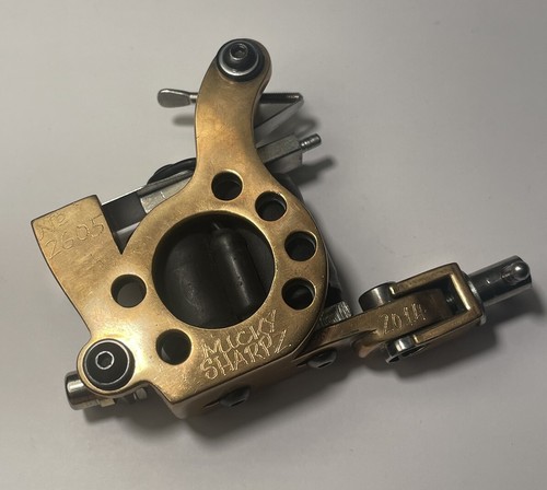 MICKY SHARPZ BRASS TDIAL COIL TATTOO MACHINE | eBay