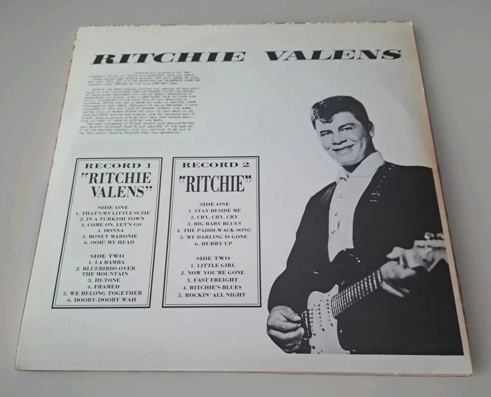 Ritchie Valens 2 Albums Reissued Rhino 1987 MINT ! | eBay