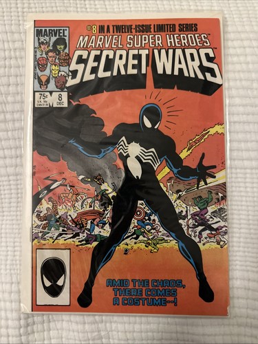 1884 Secret Wars #8 1st Black Suit Symbiote Venom | eBay
