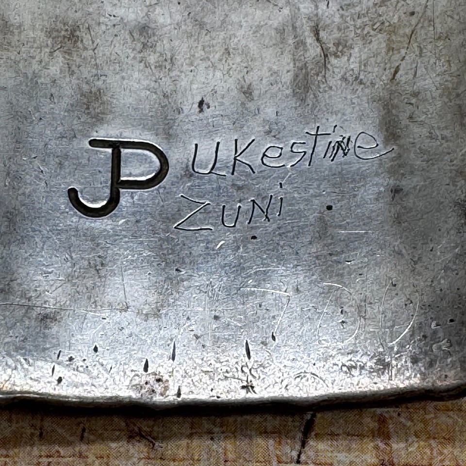 Sterling Silver Zuni Turquoise Cuff Bracelet by Jason & Pearl Ukestine ...