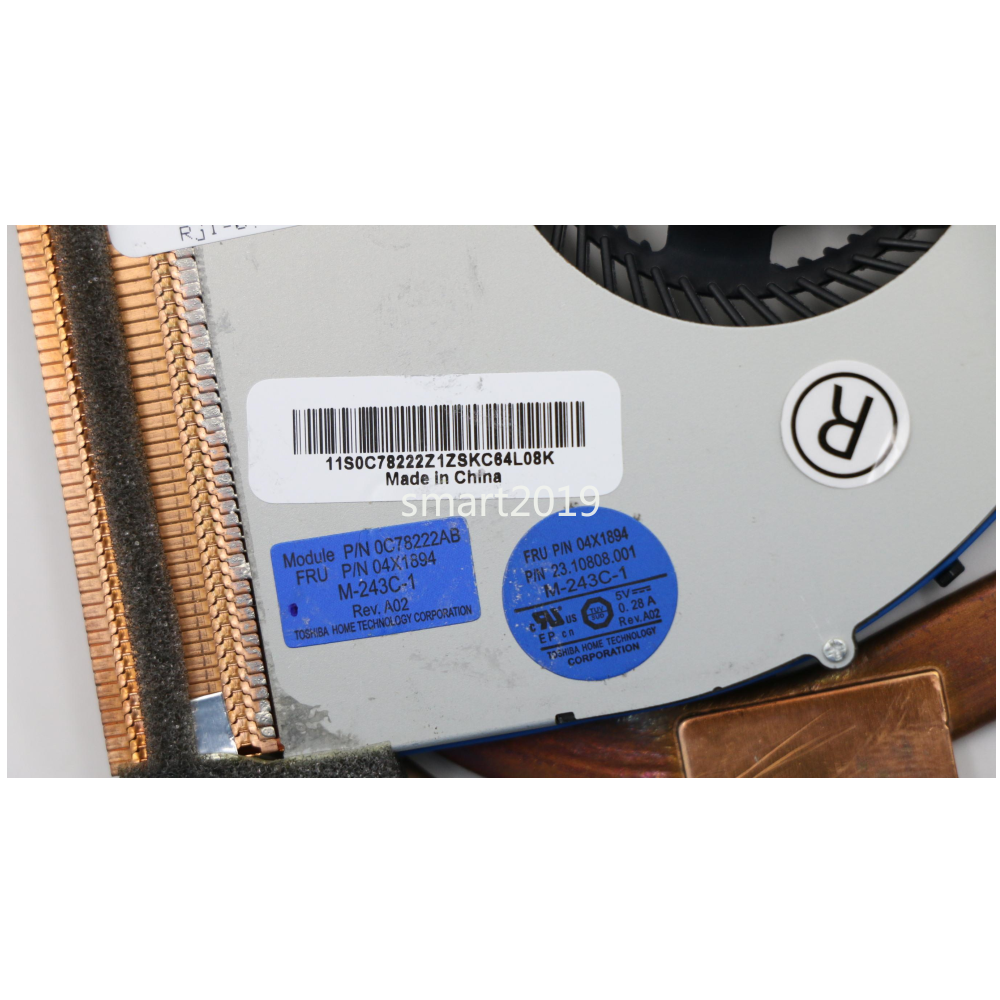 New For Lenovo ThinkPad W540 W541 Q1 Q3 CPU Heatsink Cooling Fan ...