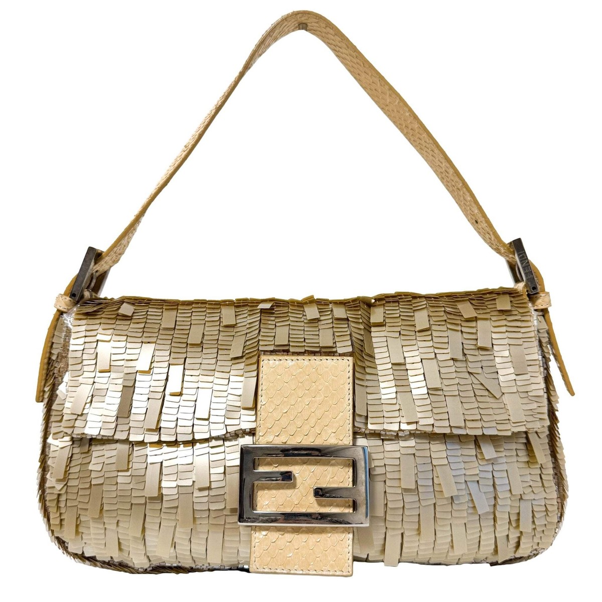 FENDI Baguette Sequin Champagne Gold | eBay FENDI Baguette Sequin Champagne Gold | eBay