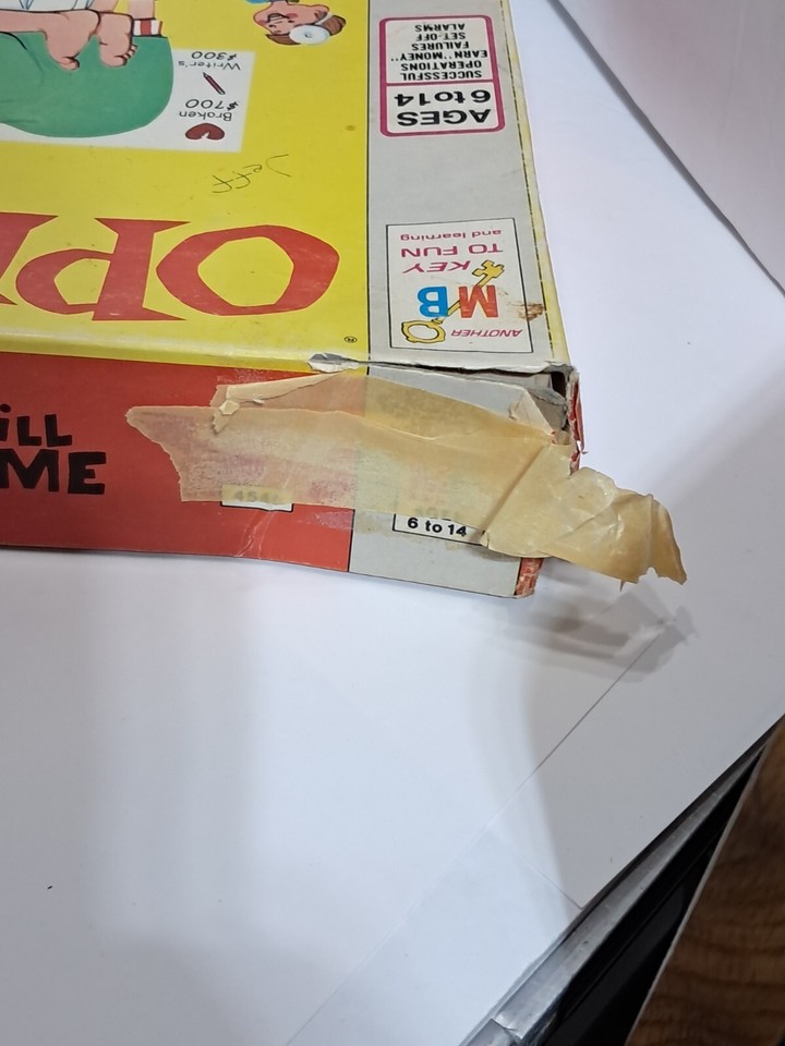 Vintage 1965 Original 1st Edition Operation Skill Game By Milton ...