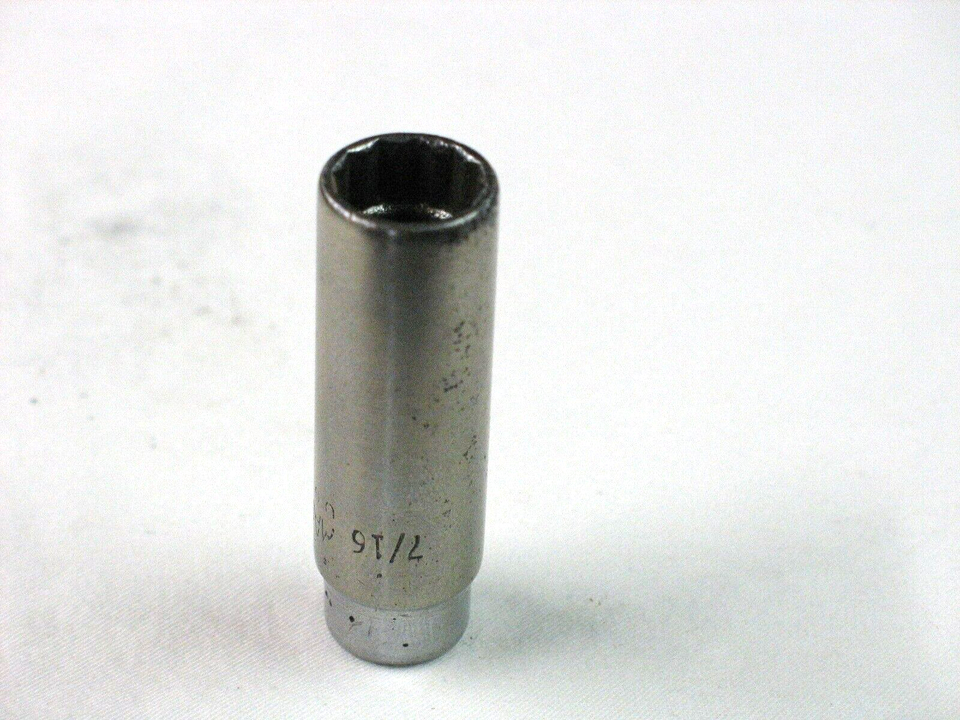Mac Tools 7/16" 12 Point 1/4" Drive Deep Chrome Socket MD142 | eBay
