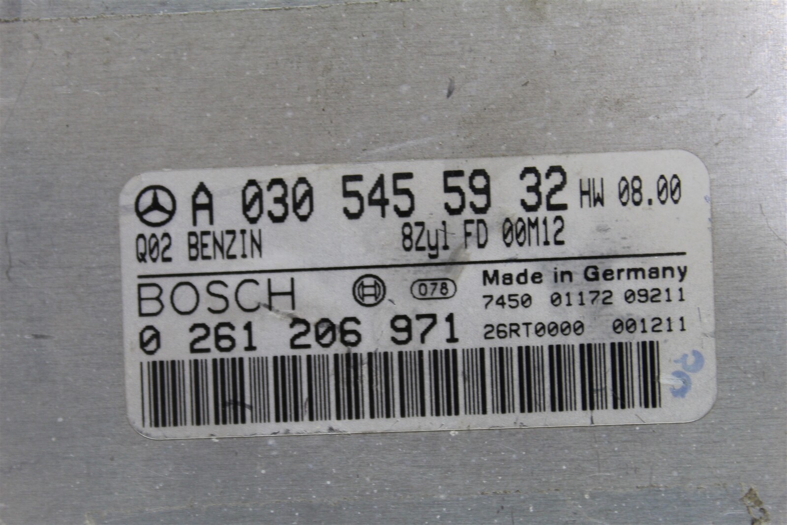 2001-2002 Mercedes S430 S500 Engine Control Module OEM 0305455932 ECU ...