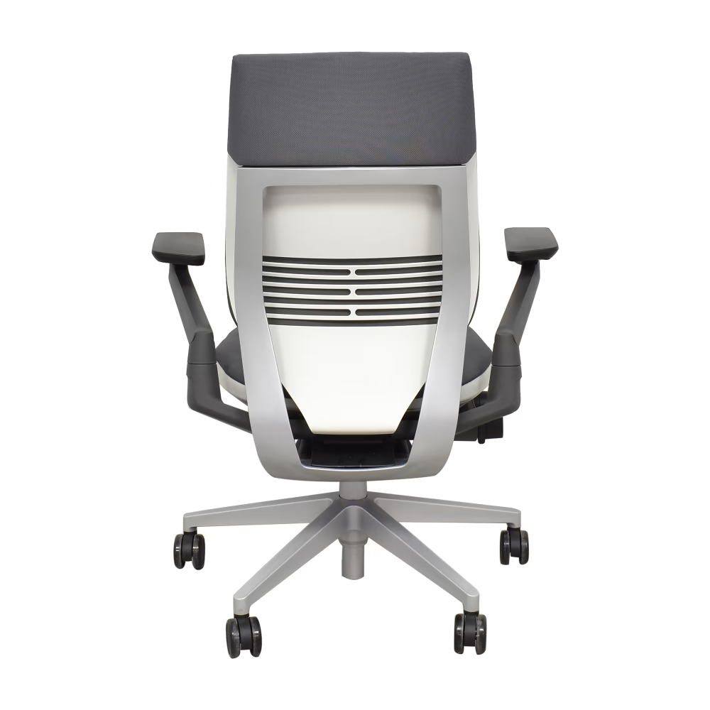 Steelcase Gesture Graphite Gray White Accent w/ Lumbar | eBay