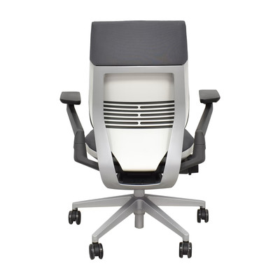 Steelcase Gesture Graphite Gray White Accent w/ Lumbar | eBay