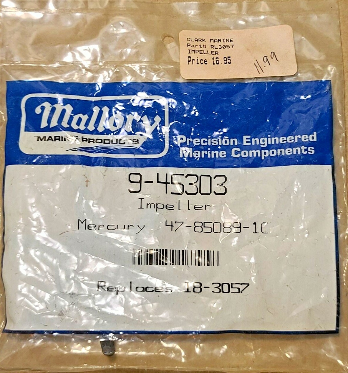 New Mallory / Mercury impeller 9-45303 | eBay