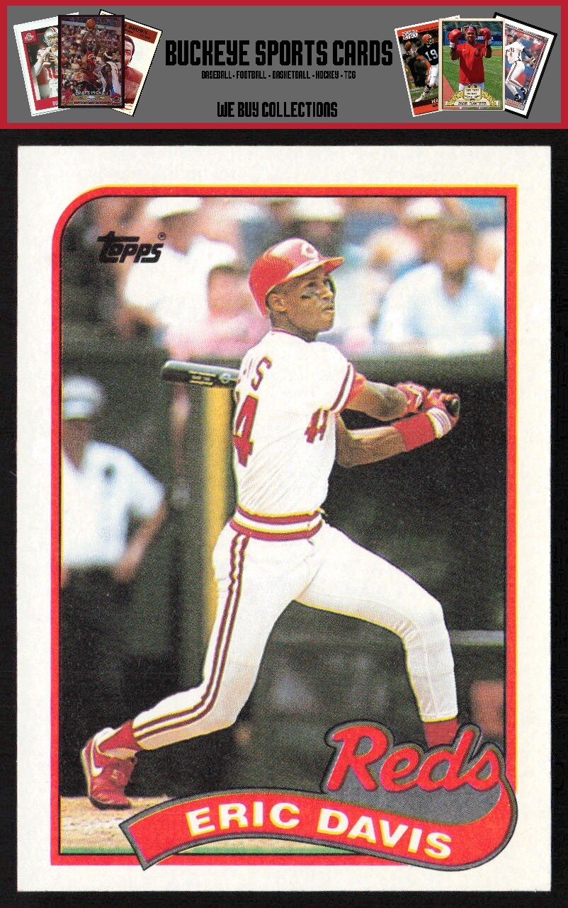 1989 Topps 330 Eric Davis For Sale Online Ebay