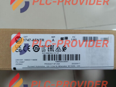 New Sealed 1747-AENTR Allen-Bradley SLC 500 Ethernet/IP Adapter Module ...
