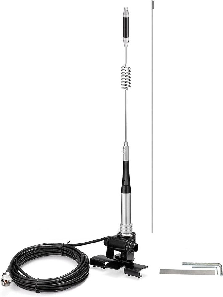 Ham Two Way Radio Amateur Radio Antenna Lip Mount Fixed Bracket PL259 ...