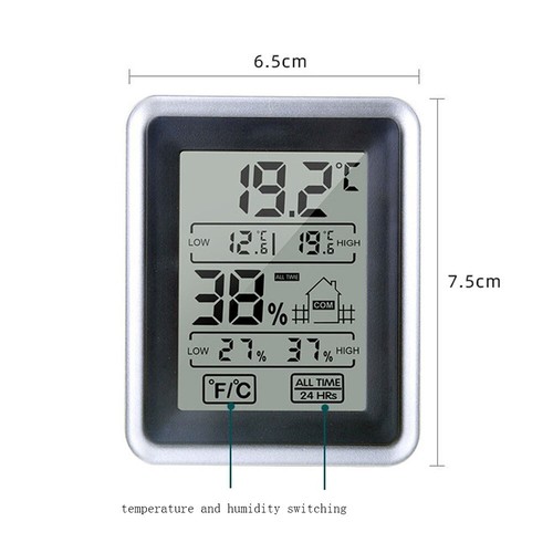 Mini LCD Digital Thermometer Hygrometer Indoor Temperature Sensor High ...