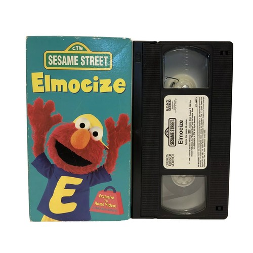 Elmo Elmocize Sesame Street VHS Tape Exercise Children's Animated | eBay