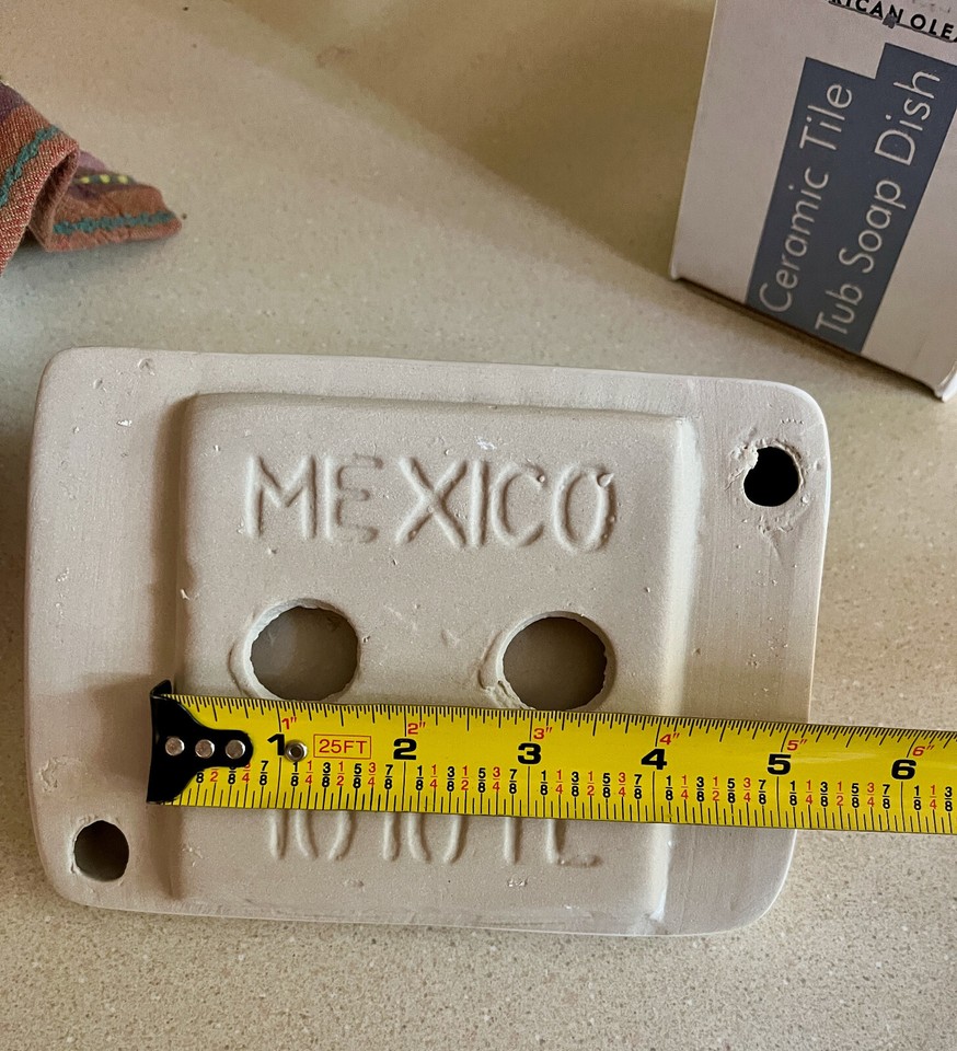 American Olean Tub Soap Dish * Tile * Off White/Bone/Cream * Thinset ...