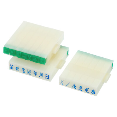 Detachable Character Stamp Plastic 5mm 20 Digits Font Size 5 Date 5mm ...