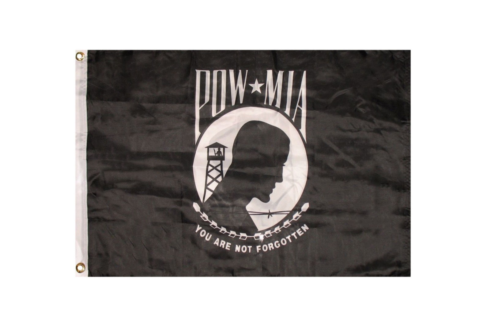 2x3 Embroidered POW MIA POWMIA Double Sided 300D Nylon Flag 2'x3' | eBay