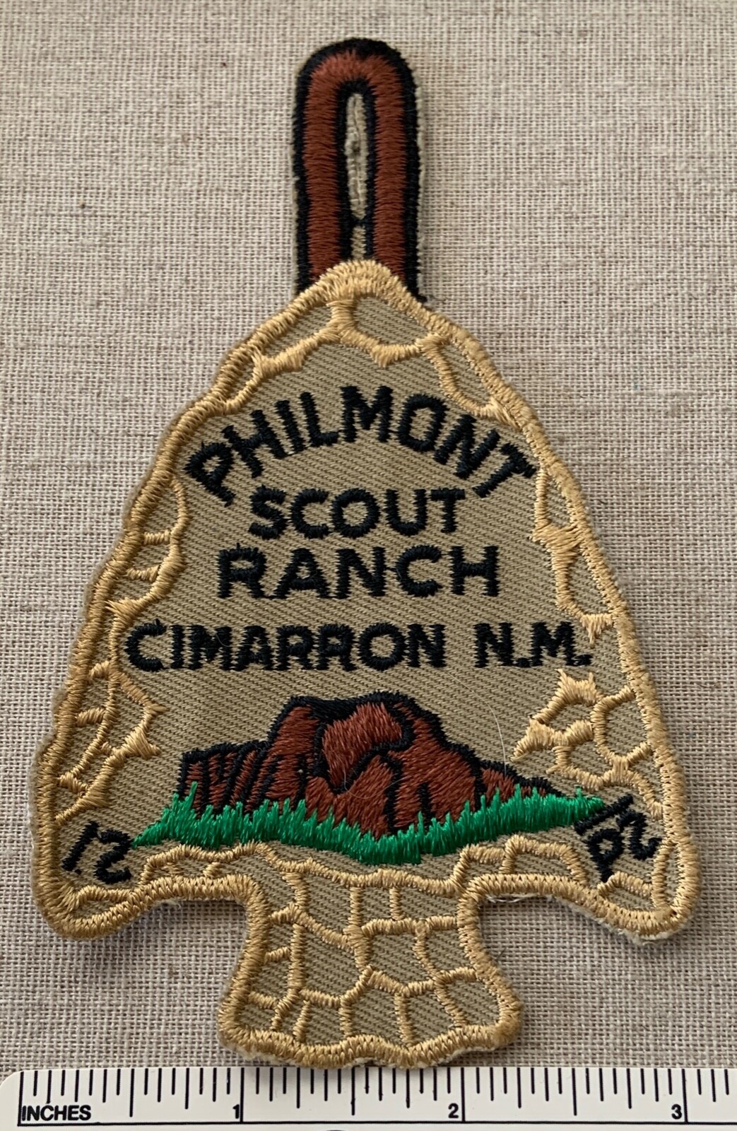 Vintage PHILMONT SCOUT RANCH Arrowhead PATCH Cimarron NM Camp Hike Badge BSA | eBay