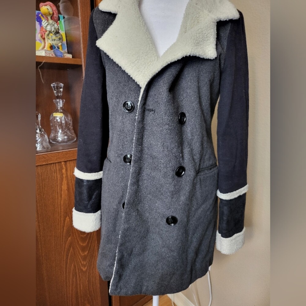 Black Rivet Coat - Gem