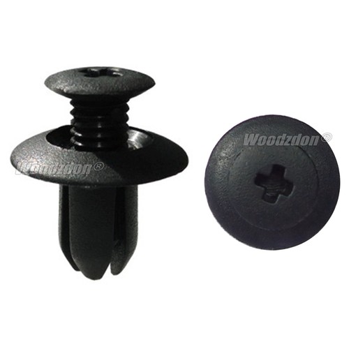 20pcs Car Plastic Clips 8mm Scrivet Screw Retainer Door Boot Trim Panel ...