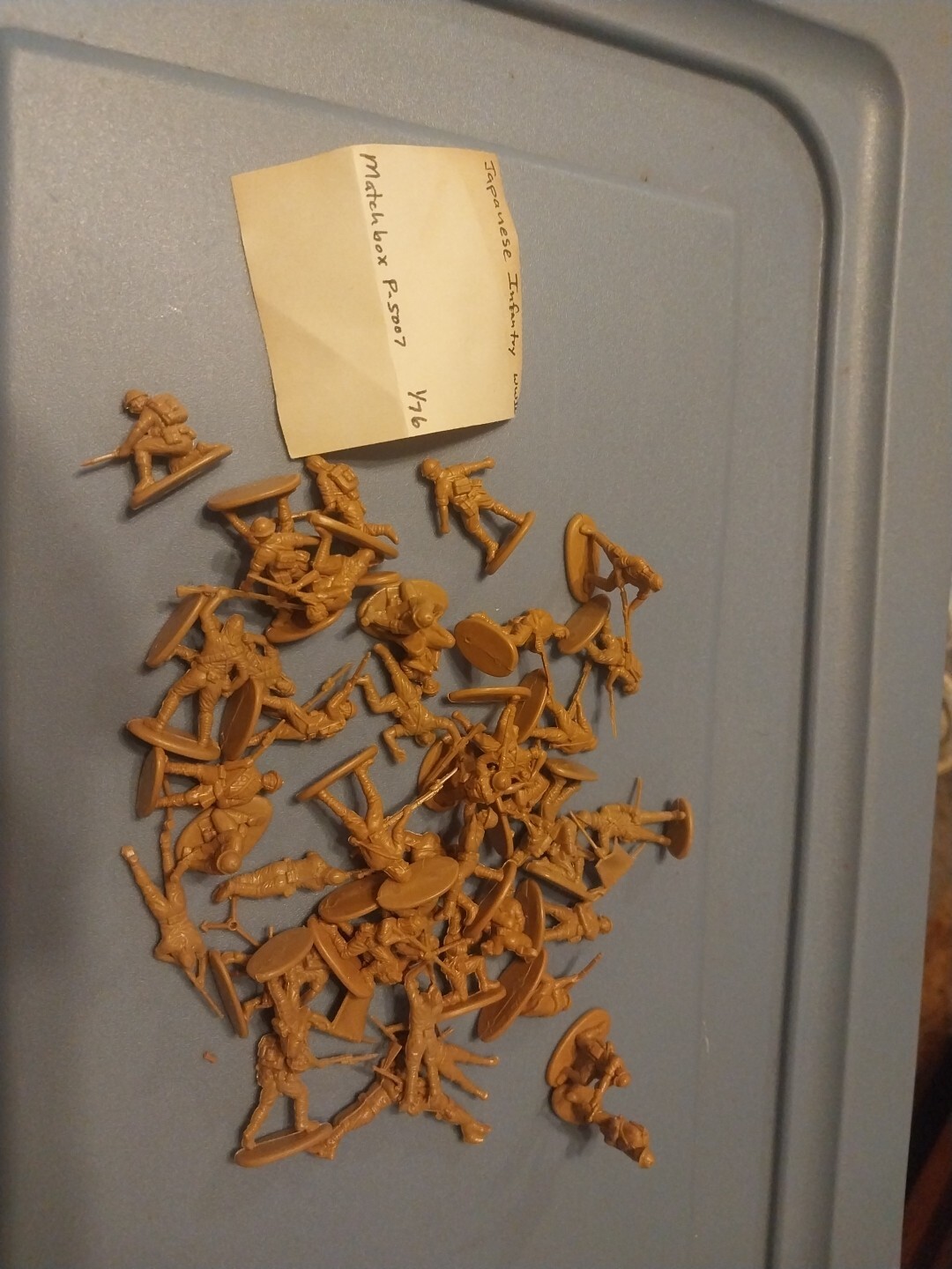 Vintage Matchbox WWII Japanese Infantry Figures Infanterie Japonaise 1/ ...