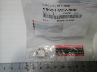 HONDA 90651-VE2-800 CIRCLIP (12.7 MM) | eBay