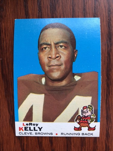 1969 Topps Football #1 Leroy Kelly Cleveland Browns-Hall of Fame | eBay