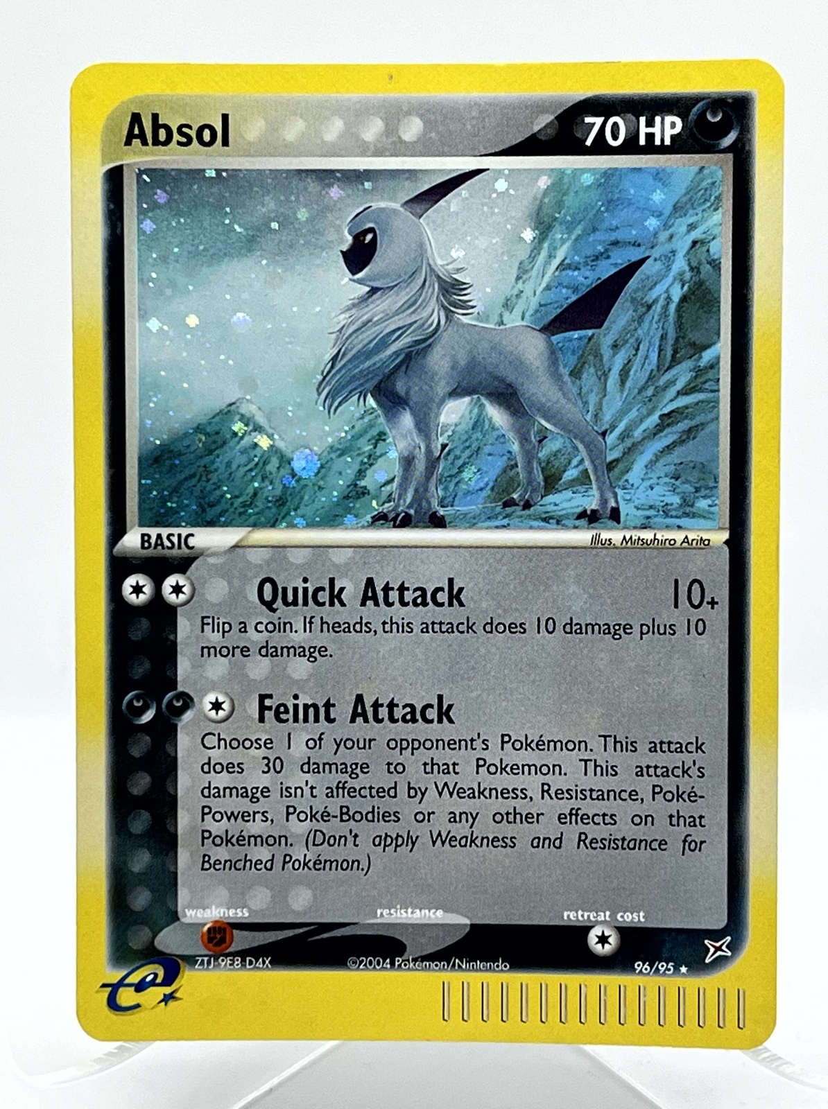 Absol 96/95 EX Team Magma & Team Aqua Holo Secret Rare Vintage Pokemon ...