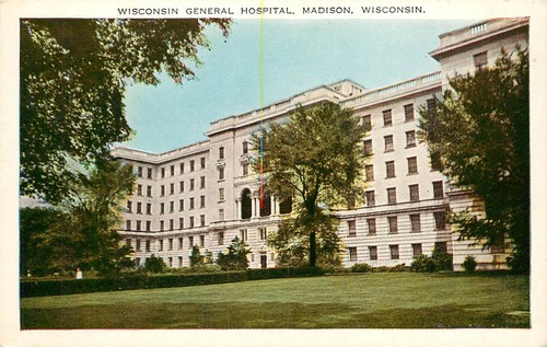 Wisconsin, WI, Madison, Wisconsin General Hospital Chrome Postcard | eBay