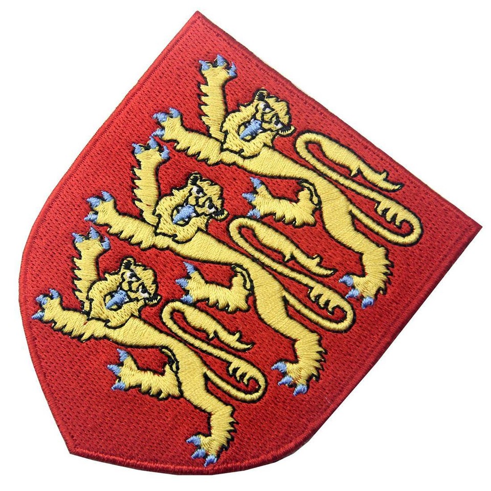 Embroidered patch Iron Sew on appliques badges England British Shield ...