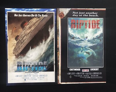 RIPTIDE #1 -#2 -HTF 2nd Print Movie Poster Variants RED 5 COMICS 2018 Movie! | eBay