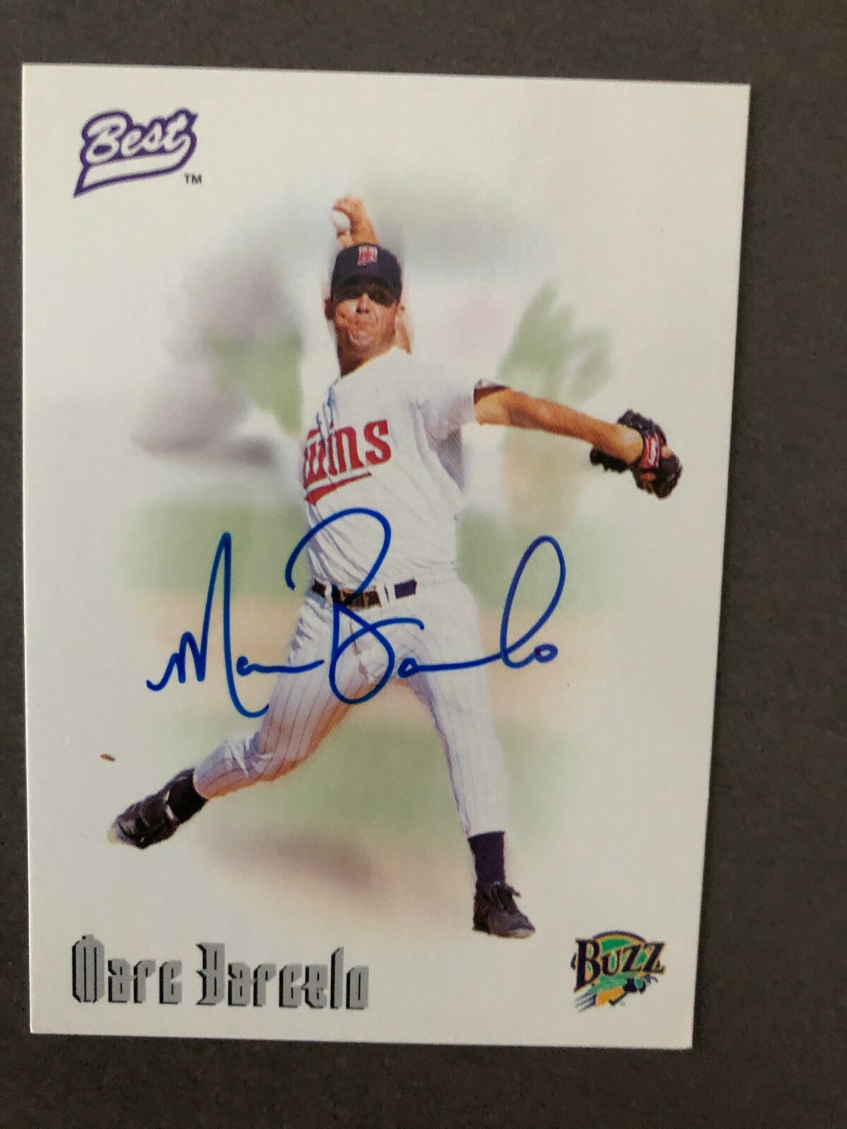 Minnesota Twins MARC BARCELO autographed 1996 Best | eBay