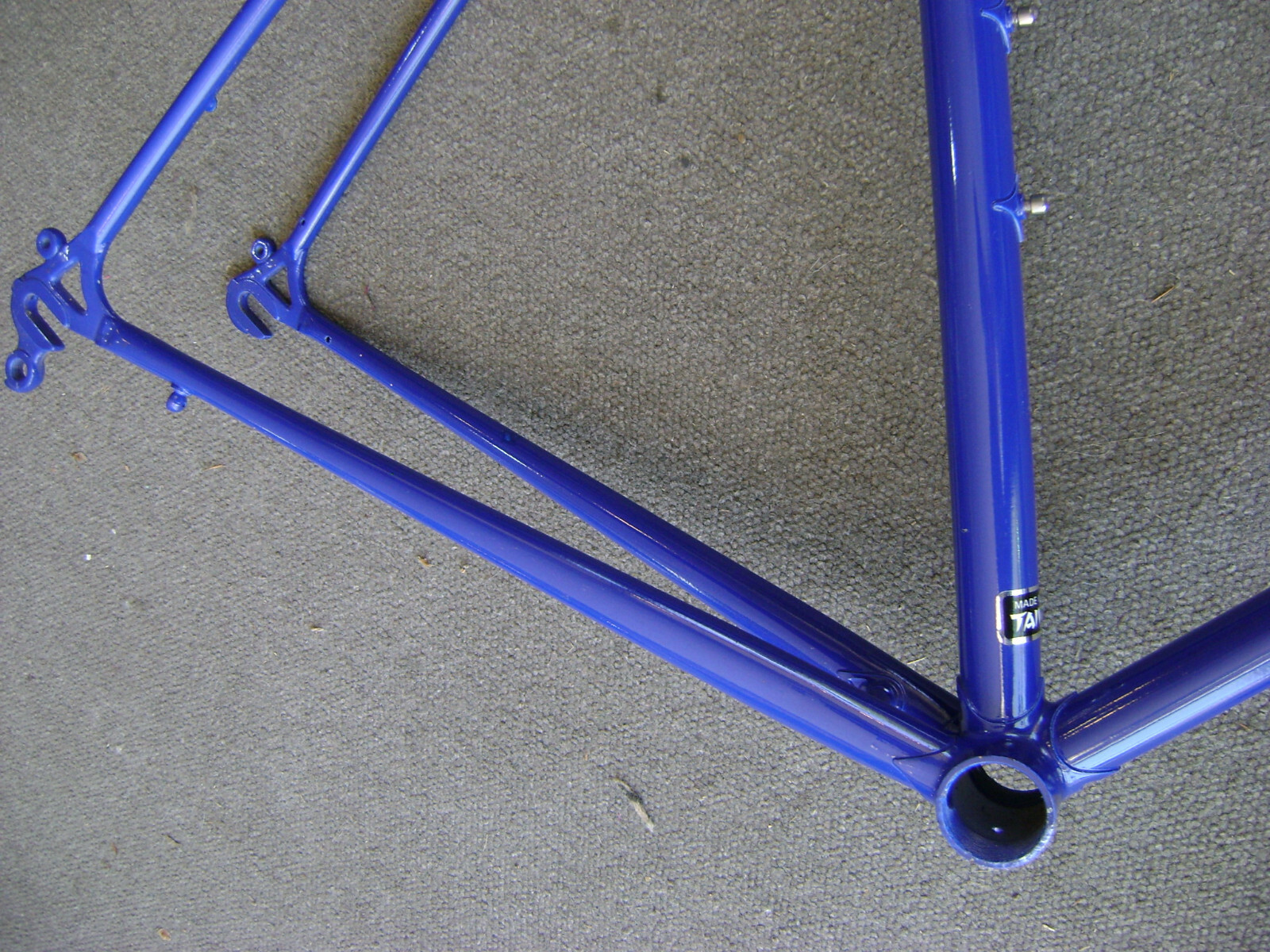 New NOS 51.5cm Tange #2 double butted CroMoly road bicycle lugged frame ...