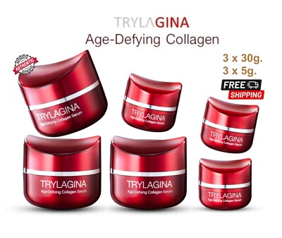 3 Free 3 Trylagina Age-Defying Collagen Serum 12X Moisturizing Anti ...