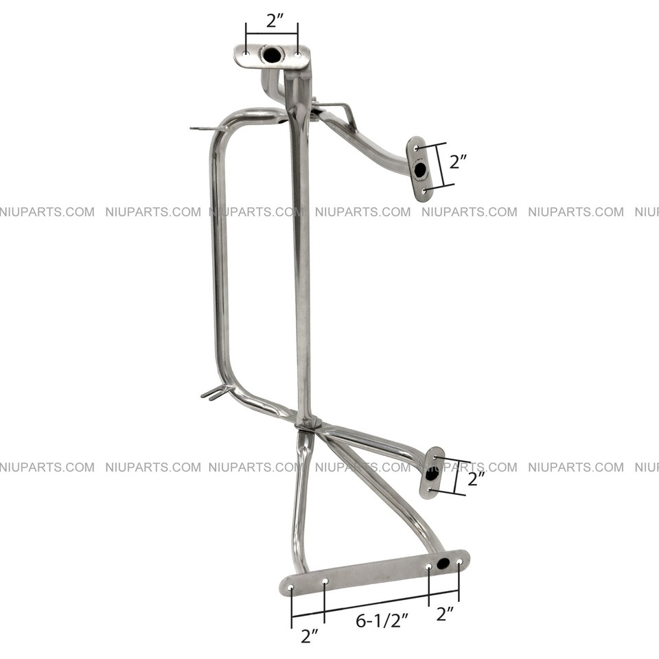 Door Mirror Mounting Bracket Arm Stainless- LH Fit: 97-23 Western Star ...