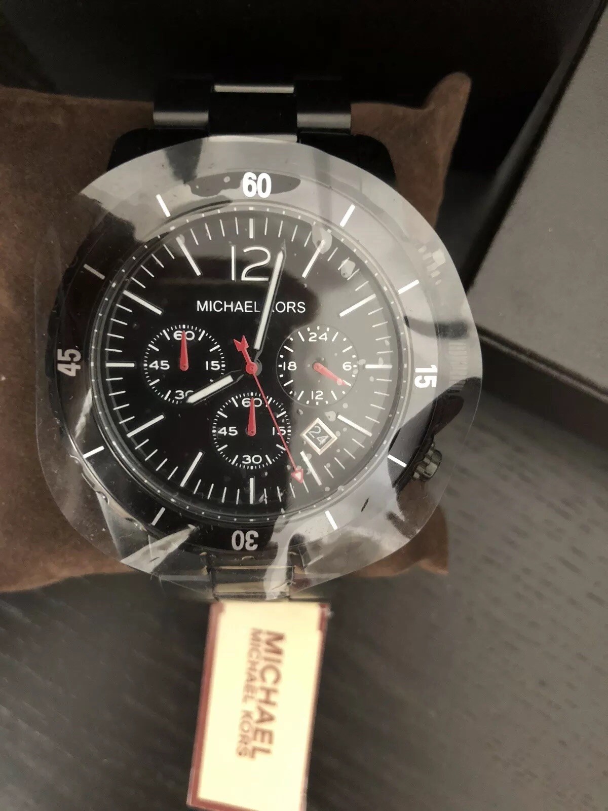 NWT Michael kors men's All Black watch MK 8282 | eBay