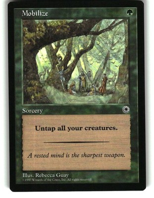 Magic the Gathering - Portal Mobilize Common 1997 | eBay