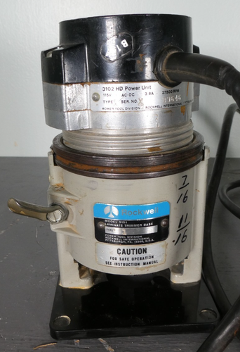 Vintage Rockwell 3102 HD Laminate Trimmer Type 1 27,500 RPM With 3101 ...